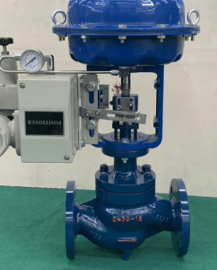Pneumatic Actuated Globe Type Control Valve in Erbil