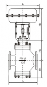 Pneumatic Double Seat Control Valve in Yanbu - Dammam